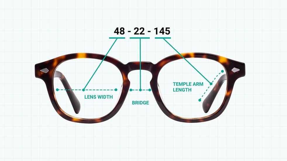 Glasses Measurements: Finding Your Frame Size | Yesglasses