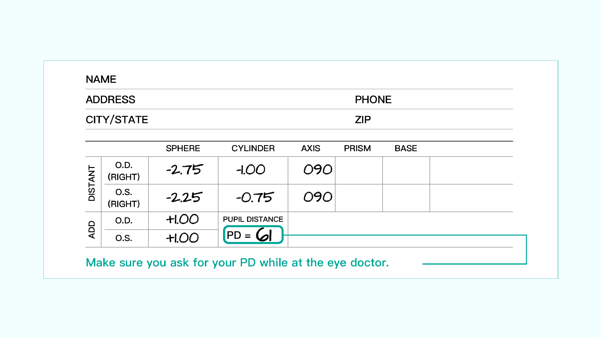 Single PD vs. Dual PD Measurement | Yesglasses