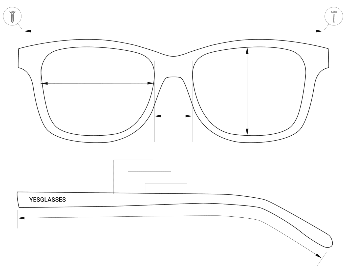 Crystal Blue Classic Acetate Rectangle Eyeglasses - Reid