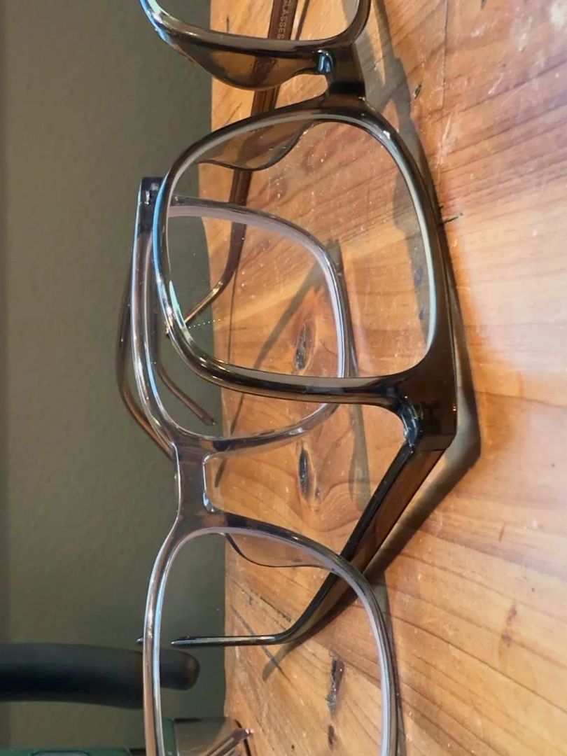 Black Classic TR90 Rectangle Eyeglasses - Planet