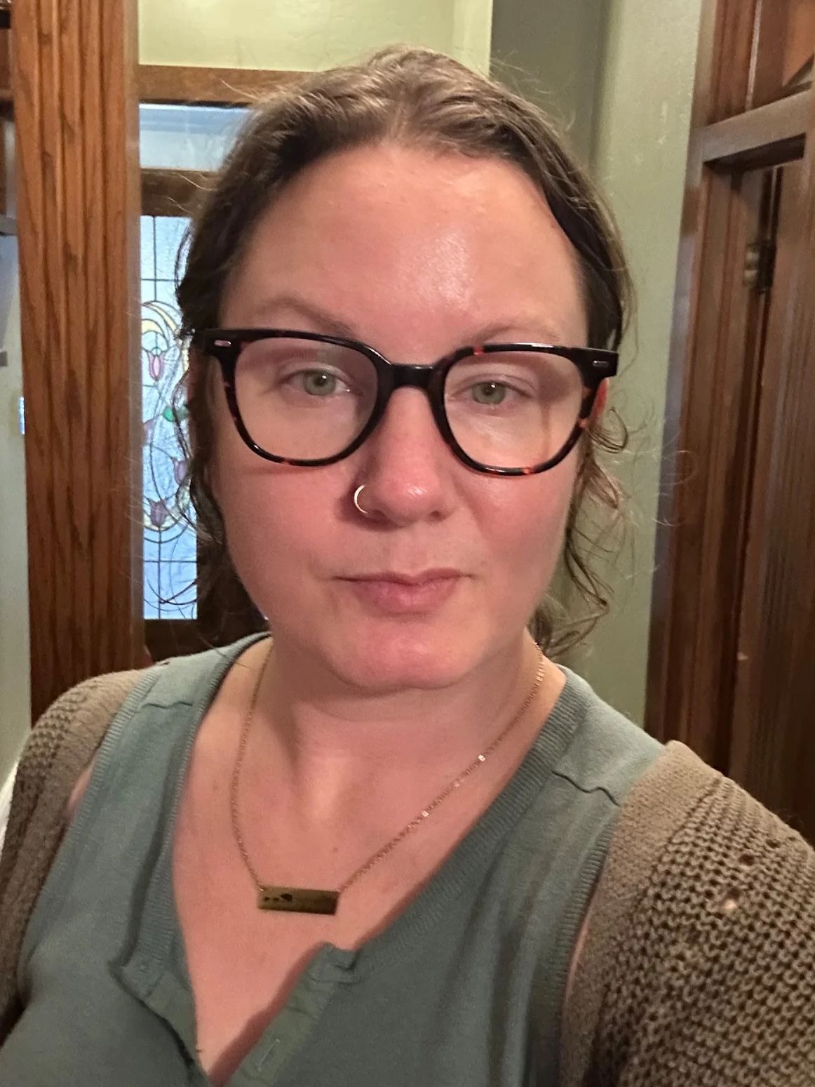 Clear Spring Hinges Acetate Trapezoid Blue Light Glasses - Beacon