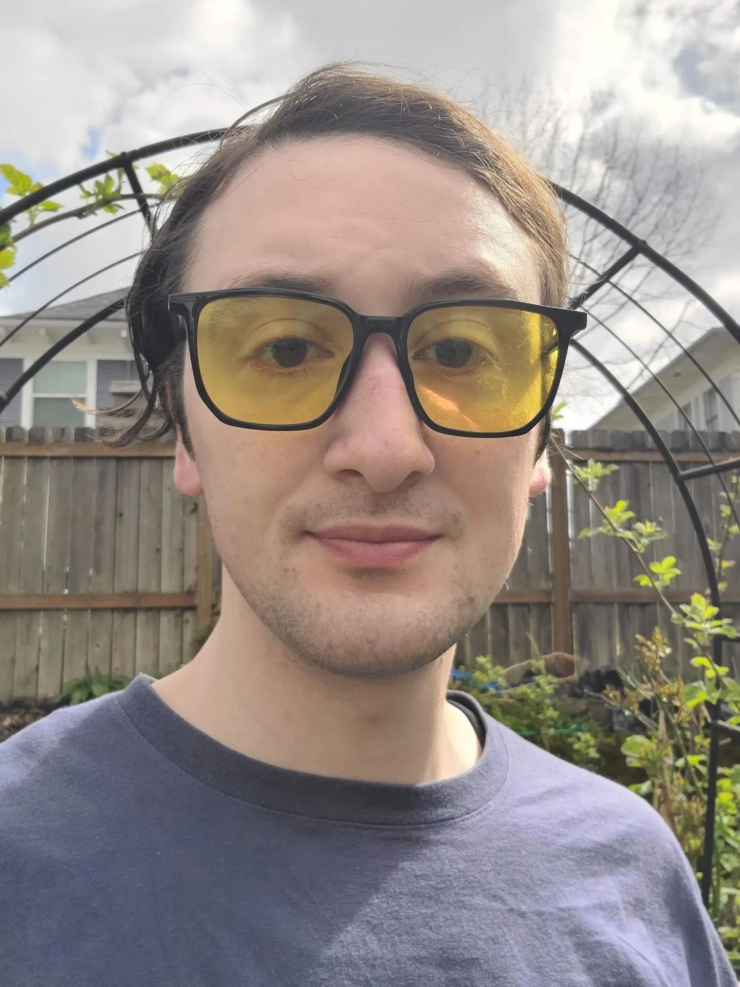 Clear Classic TR90 Trapezoid Eyeglasses - Brave