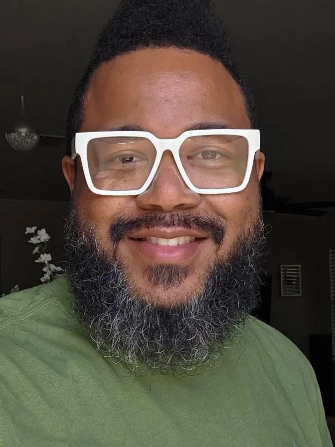 Black Hipster Oversized Square Eyeglasses - Prince